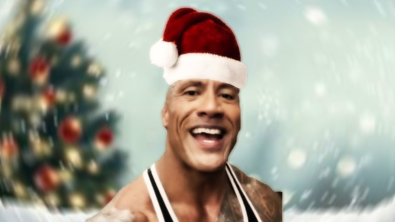 The rock wishes you a Merry Christmas - YouTube