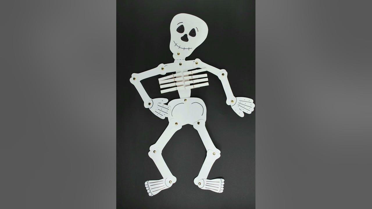 Dancing Skeleton Craft Demo - YouTube