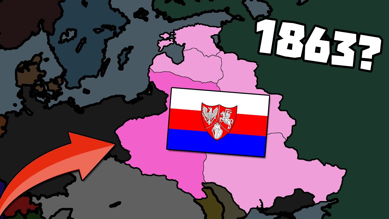 What if Poland-Lithuania was restored in 1863? - YouTube