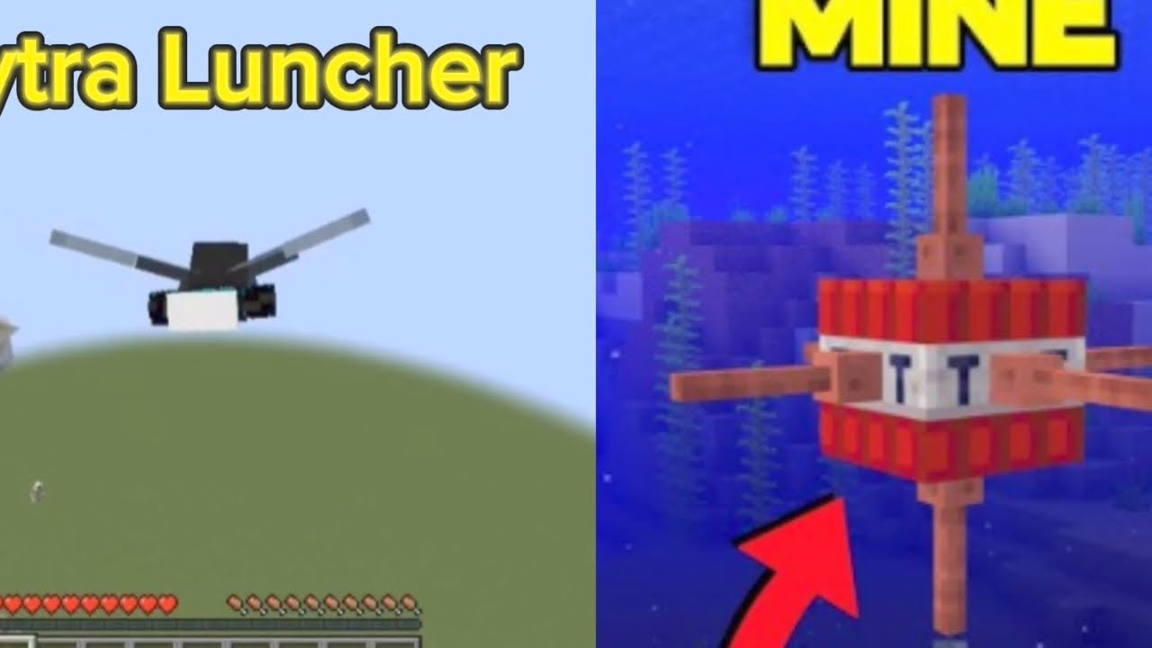 Minecraft : 10 Bomb Build Hacks! - YouTube