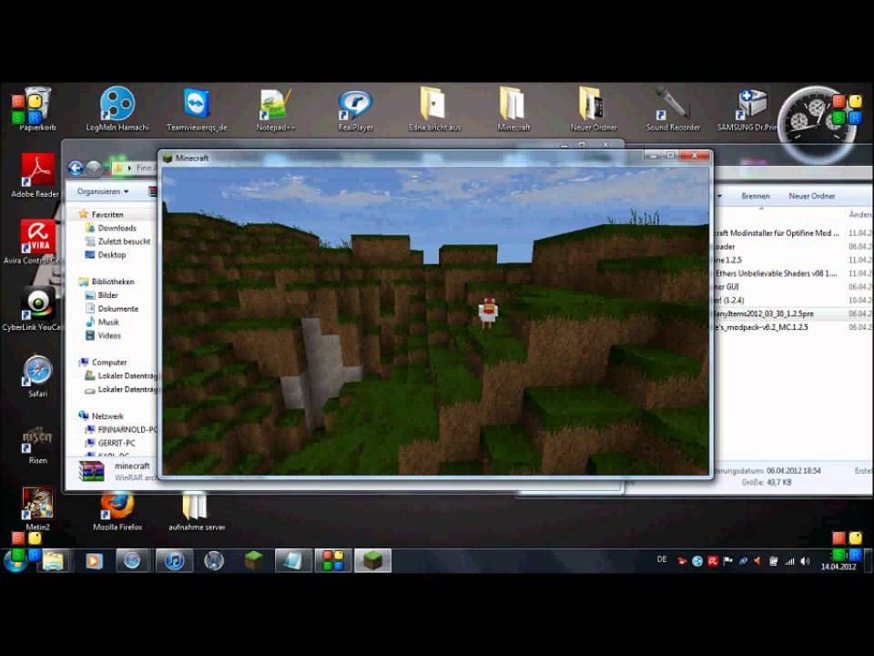 Install TooMany Items, Spawner GUI und Optifine mod for Minecraft[1.2.5 ...