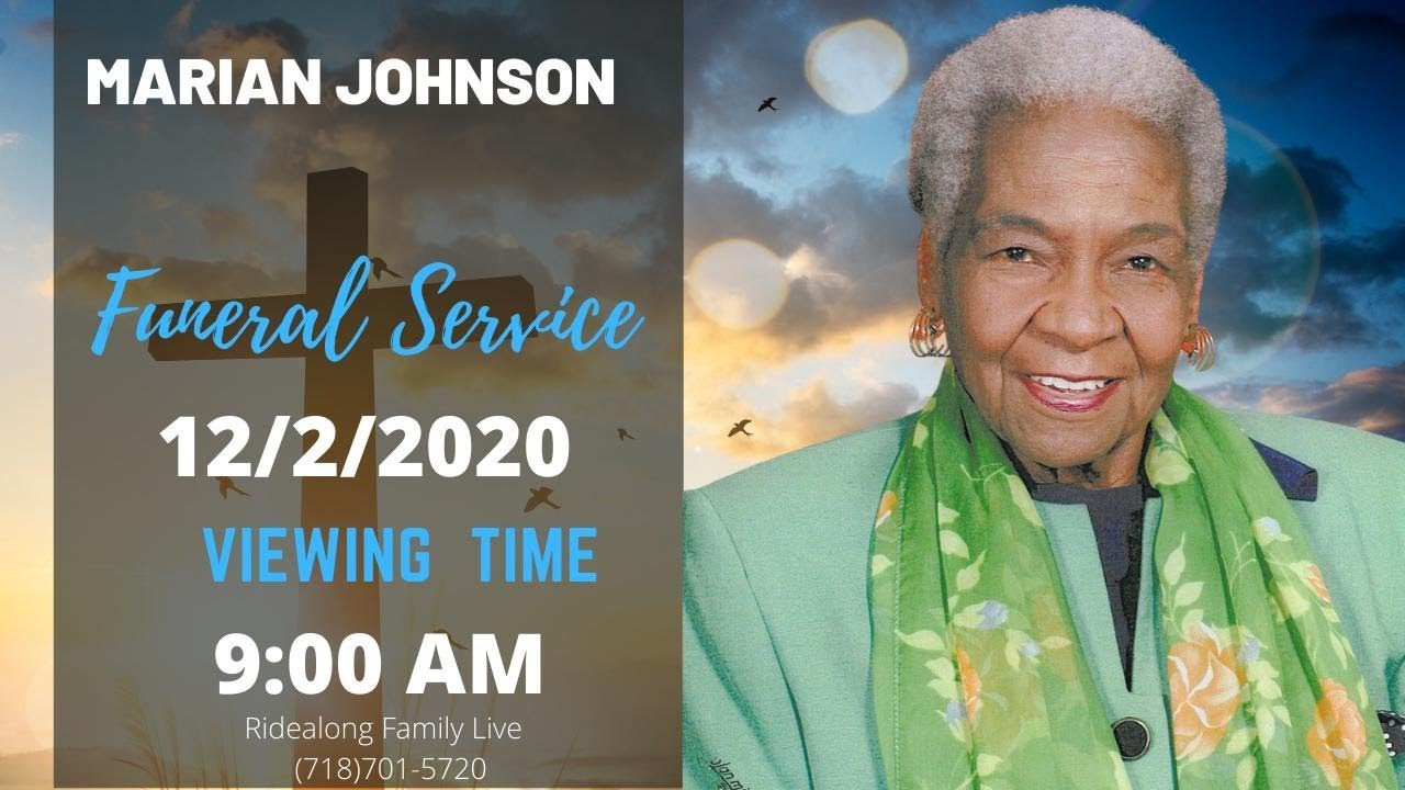 MARIAN JOHNSON FUNERAL SERVICE (J Foster Phillips) - YouTube