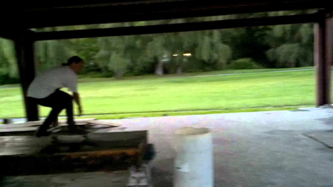 Tyler ballard 360 's over a trash can - YouTube