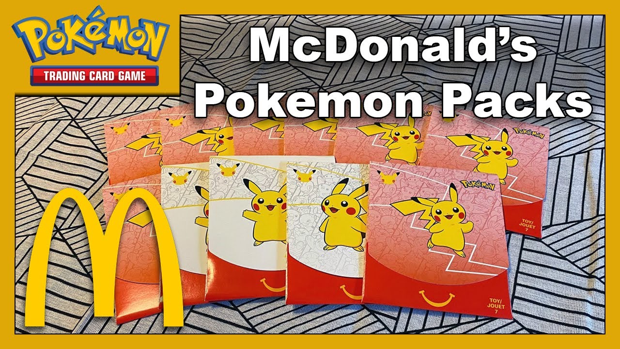 OPENING MCDONALDS POKEMON PACKS! - YouTube