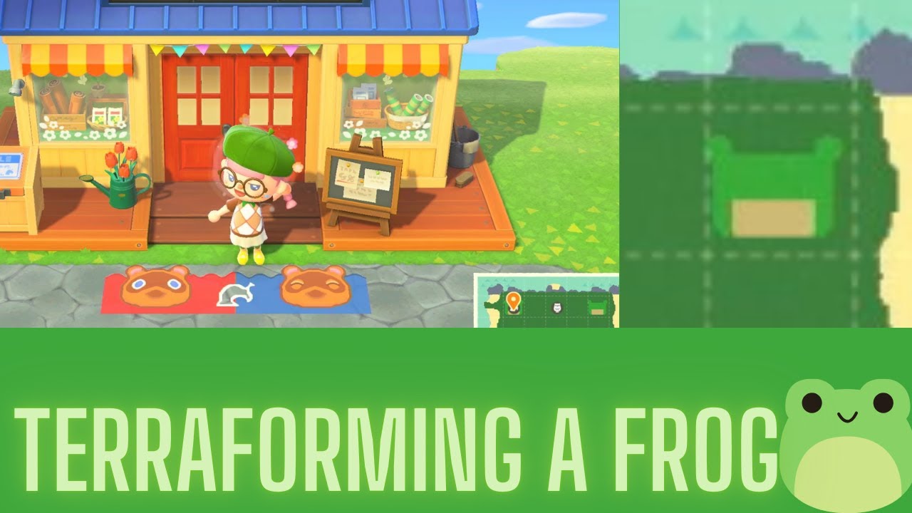 Terraforming A Frog!! Animal Crossing New Horizons Guide - YouTube