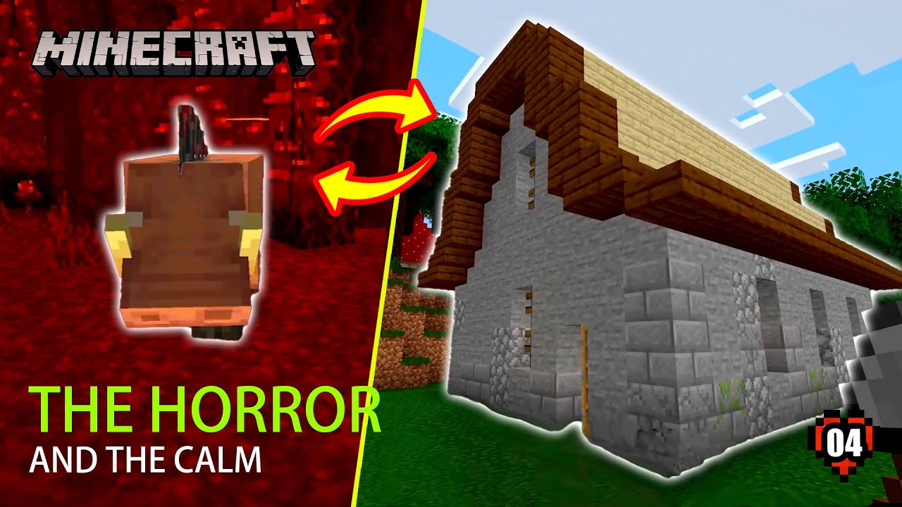 My First Nether and My First Build! · Let's Play Minecraft 1.21 · #04 ...