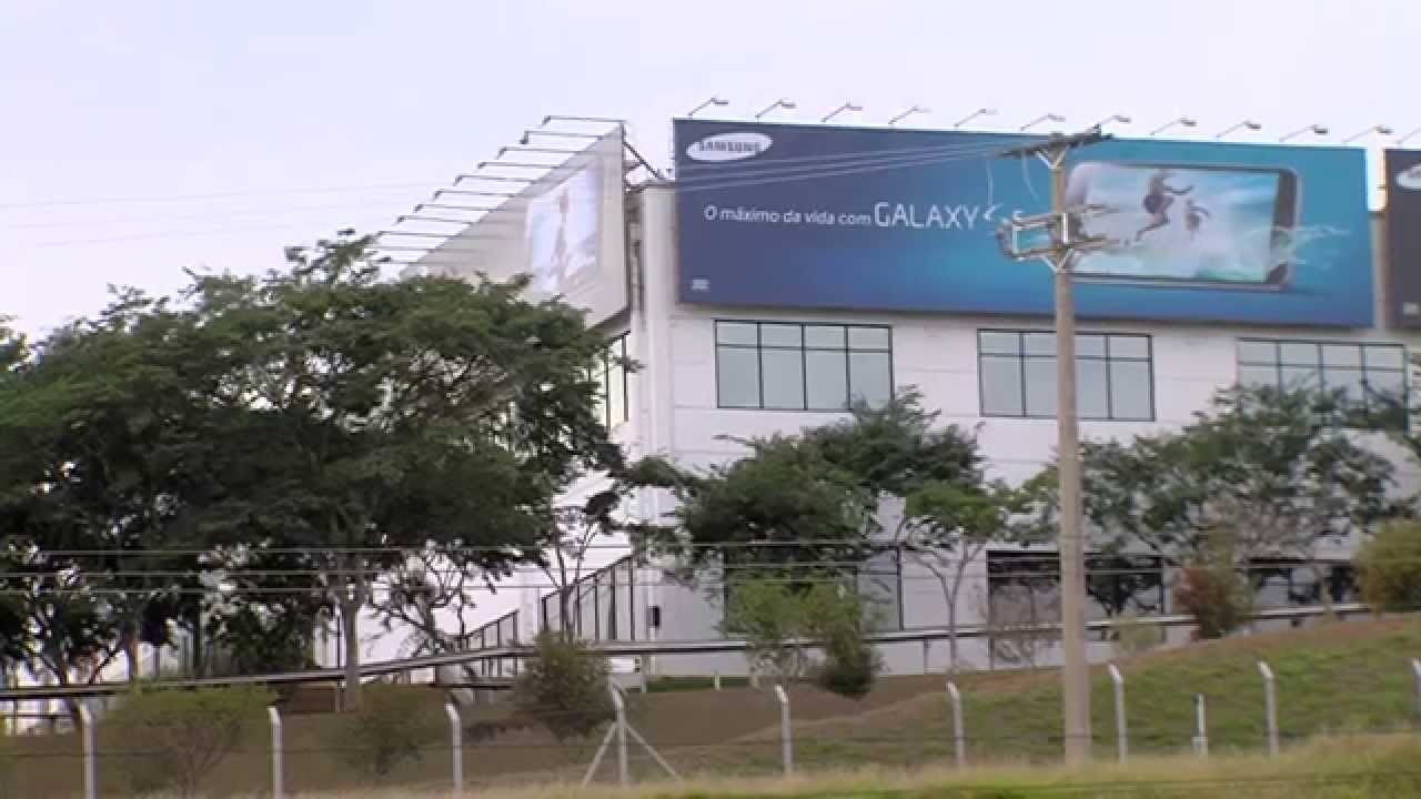 Empresa Samsung é alvo de criminosos em Campinas - YouTube