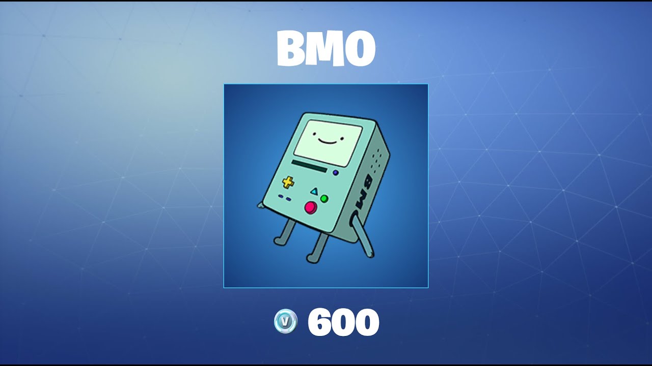BMO | Fortnite Back Bling - YouTube