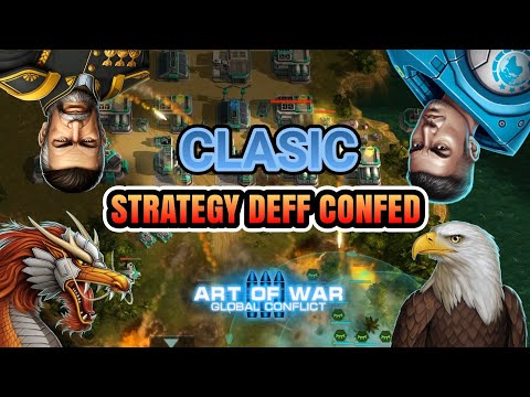 Clasic Strategy Deffend Confed 🔰 vs CROT BODO AMAT & GARUDA | Resistance | AOW3 Art Of War 3 Global