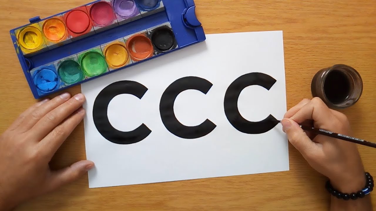 How to draw a CCC logo - Jak narysować logo CCC - YouTube