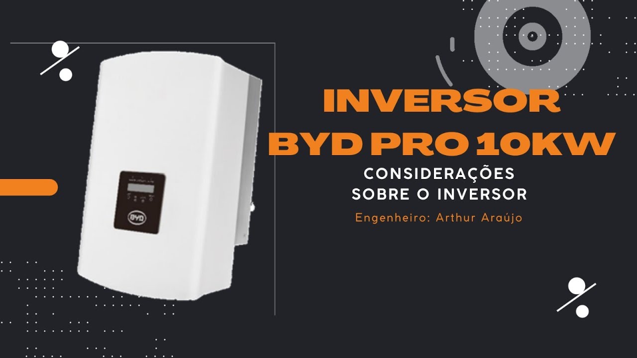 INVERSOR BYD PRO 10KW 3MPPT - POR EPC SOLAR - YouTube