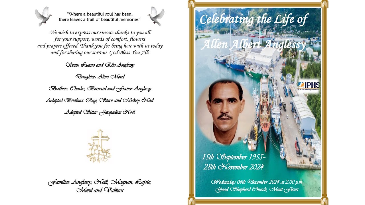 Celebrating The Life Of Allen, Albert Anglessy - YouTube