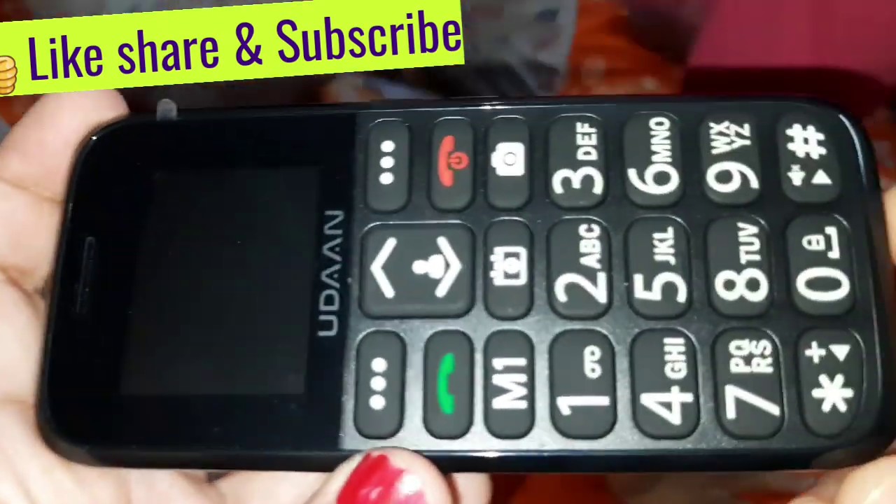 Unboxing easyfone udaan senior citizen phone easy to use - YouTube