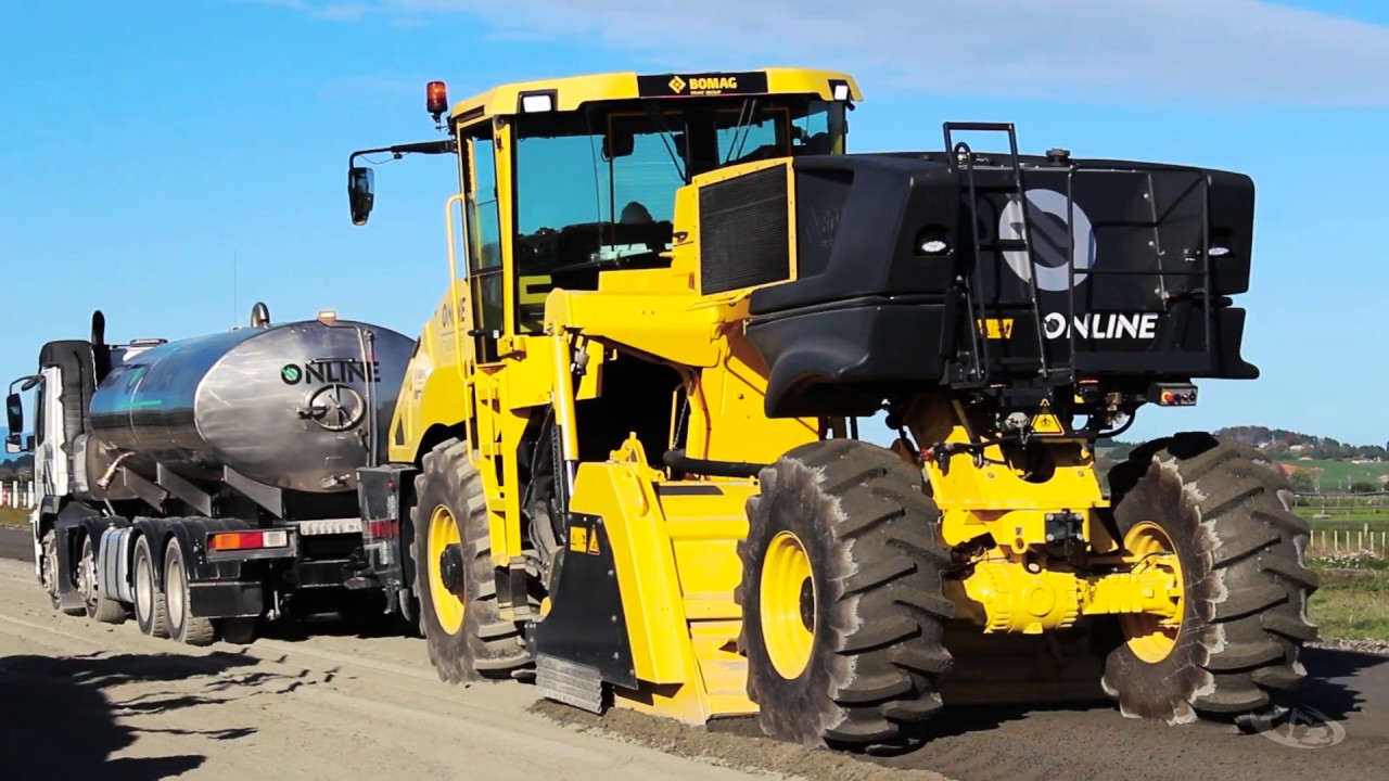 Online Contractors - Bomag Stabilizers | Porter Group - YouTube