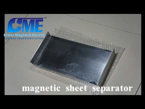 magnetic sheet separator - YouTube