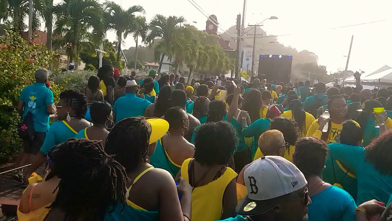 Scorpion sound systems crossing the stage with image ppl jouvert 2019 ...