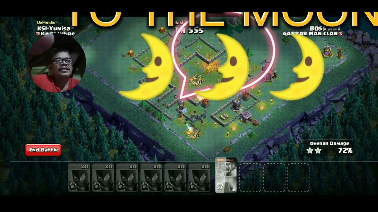 NIGHT WITCH ATTACK😜LUCKY 3 STARS/CLASH OF CLANS/BUILDER BASE/#BOSS ART ...