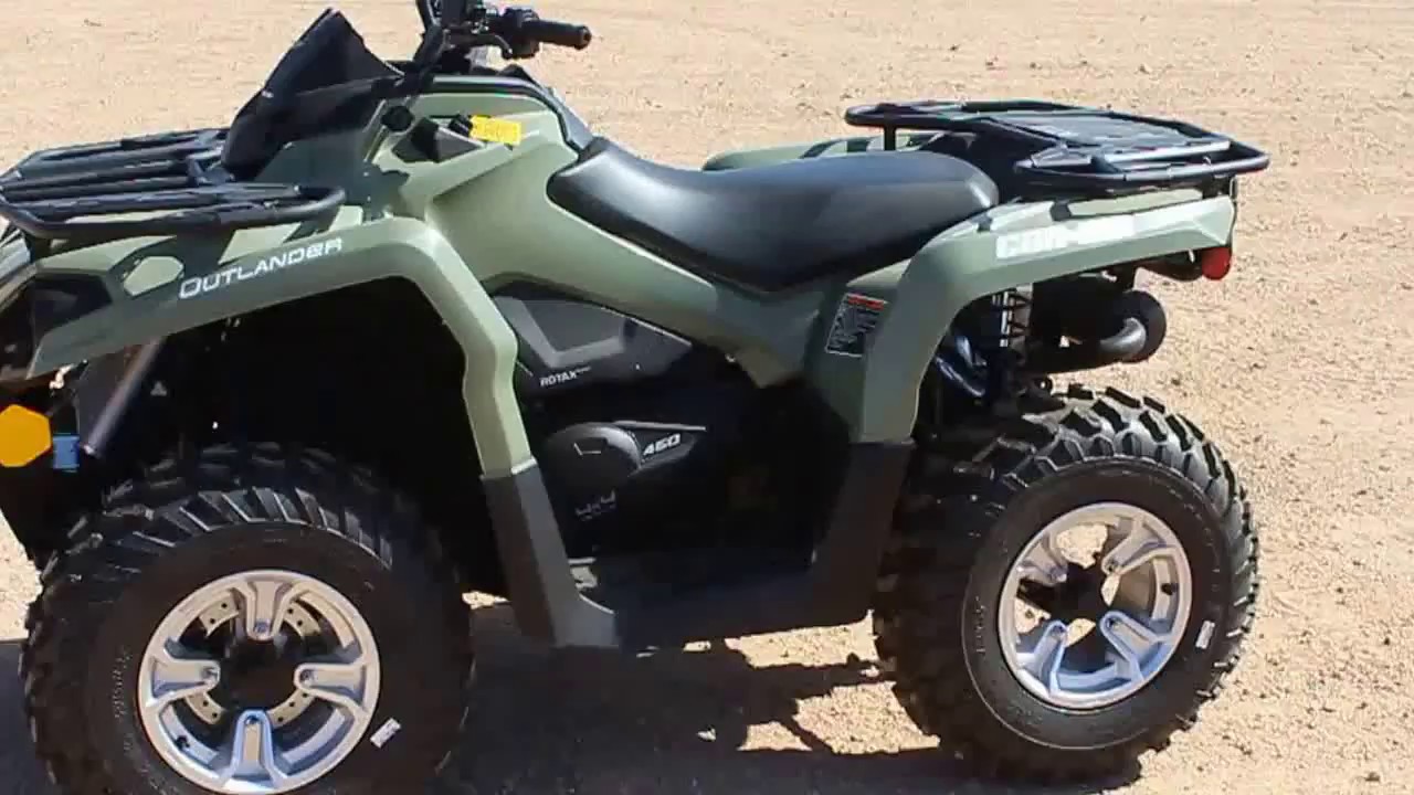 2018 Can-Am Outlander 450 - YouTube