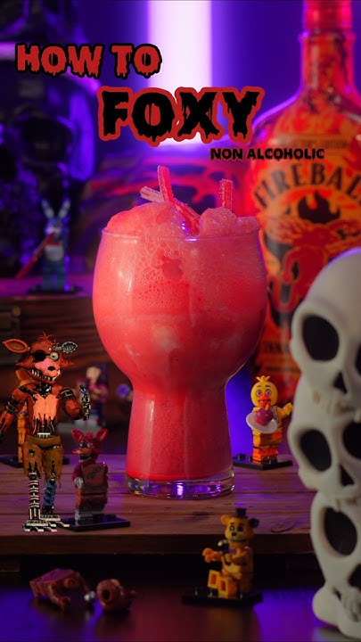 How To Make Foxy | Non-Alcoholic Five Nights at Freddy's Ice Cream Float | #foxy #fnaf - YouTube