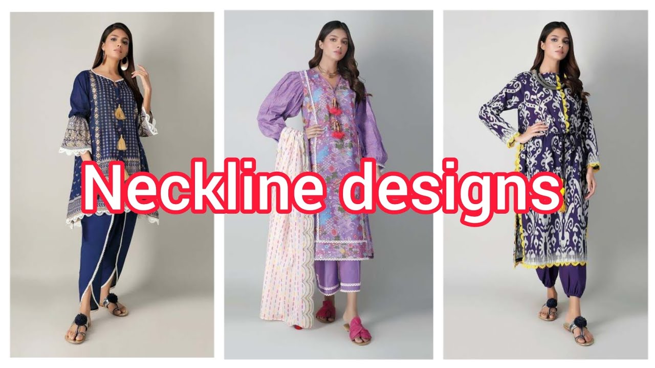 2023 Top 50 Neck Design for Kurti/Blouse/Kameez | New Neck Designs ...