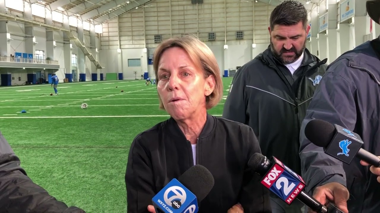 Detroit Lions owner Sheila Hamp makes rare appearance, issues vote of ...