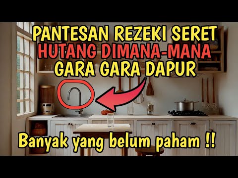 20 PANTANGAN DIDAPUR PENYEBAB HIDUP MISKIN DAN REZEKI SERET