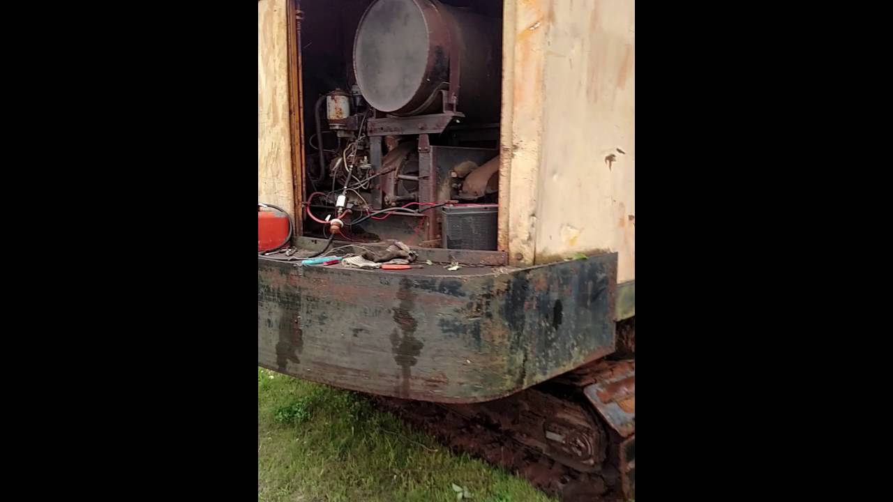 Lorain crawler crane (dragline) - YouTube