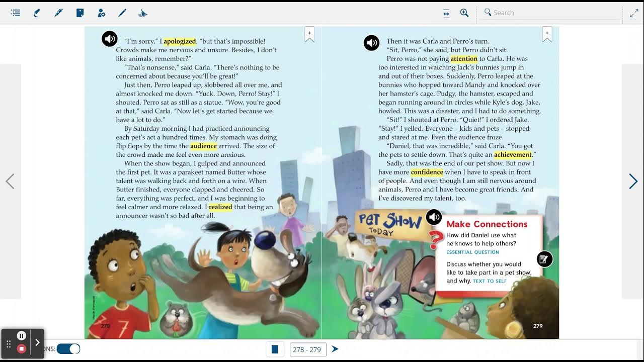 The impossible pet show -- Wonders 3rd Grade -- Read aloud - YouTube