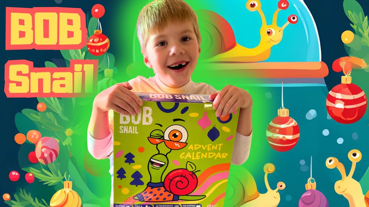 Snail Advent Calendar: Let's Open Fun Surprises Together! - YouTube