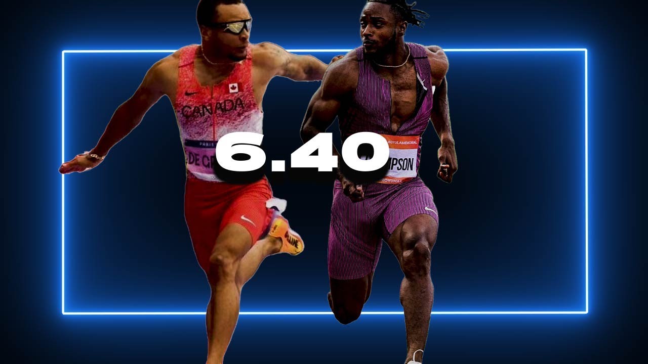 Epic 60m Dash Indoor Test For Kishane Thompson vs Andre De Grasse ...