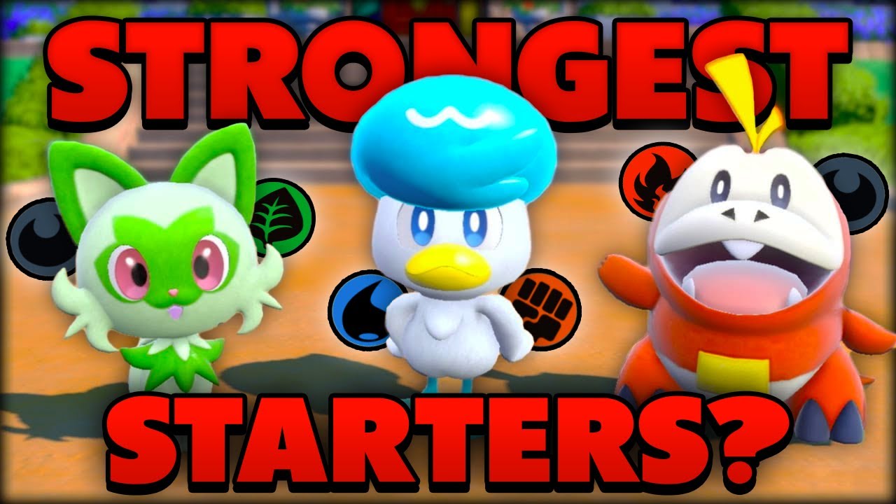 The Paldean Starters: The Most Powerful Starter Trio Ever - YouTube