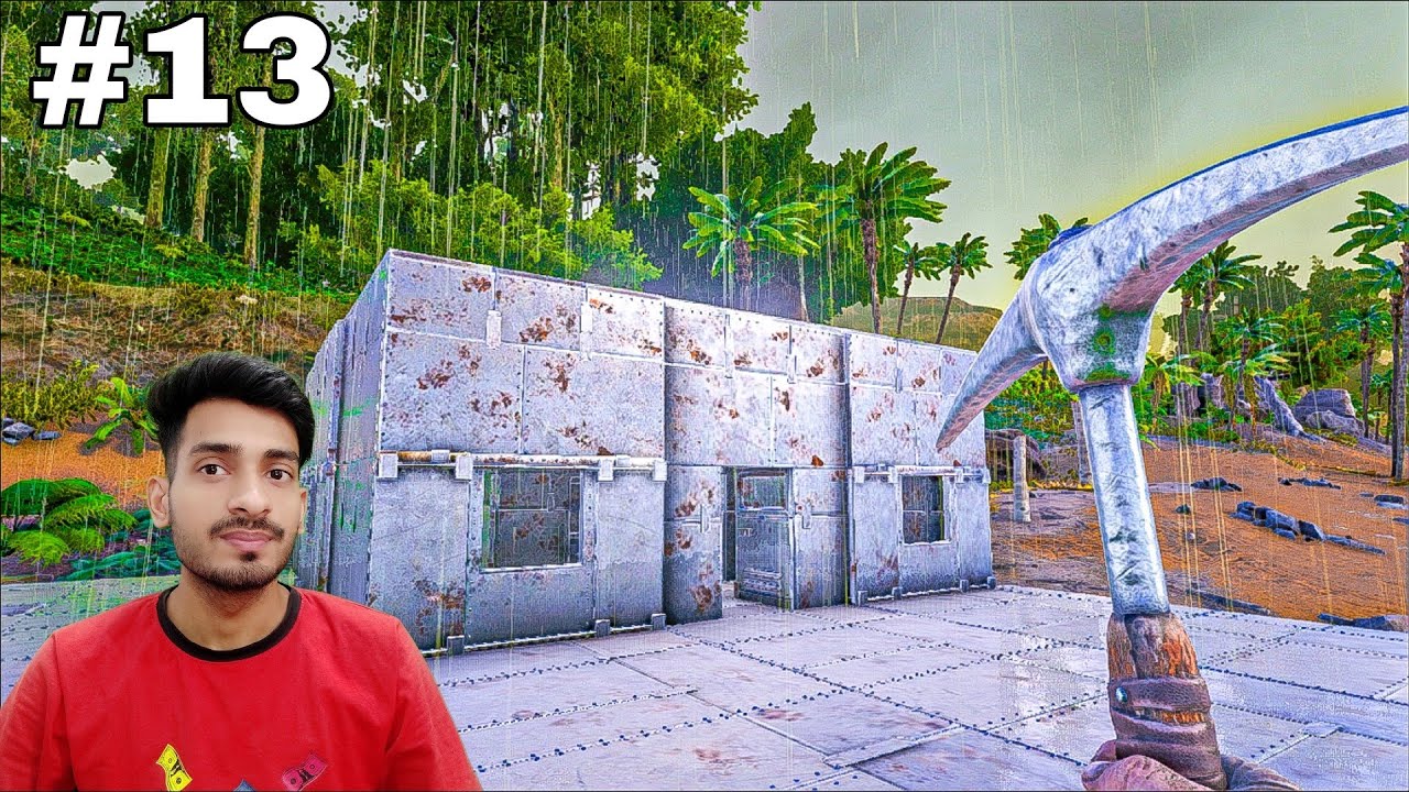 I Made My Home With Metal | Ark: Survival Evolved - Part - 13 - YouTube