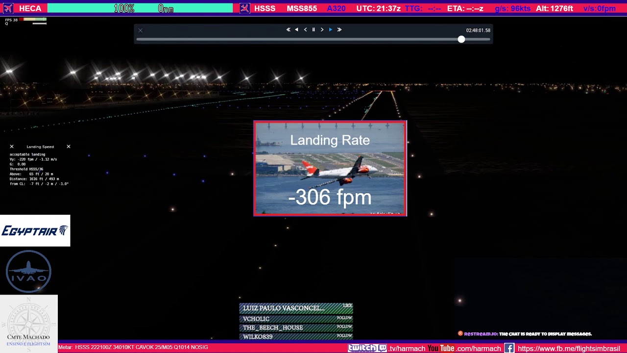 Landing on Khartoum Intl Airport (IATA: KRT, ICAO: HSSS, مطار الخرطوم ...