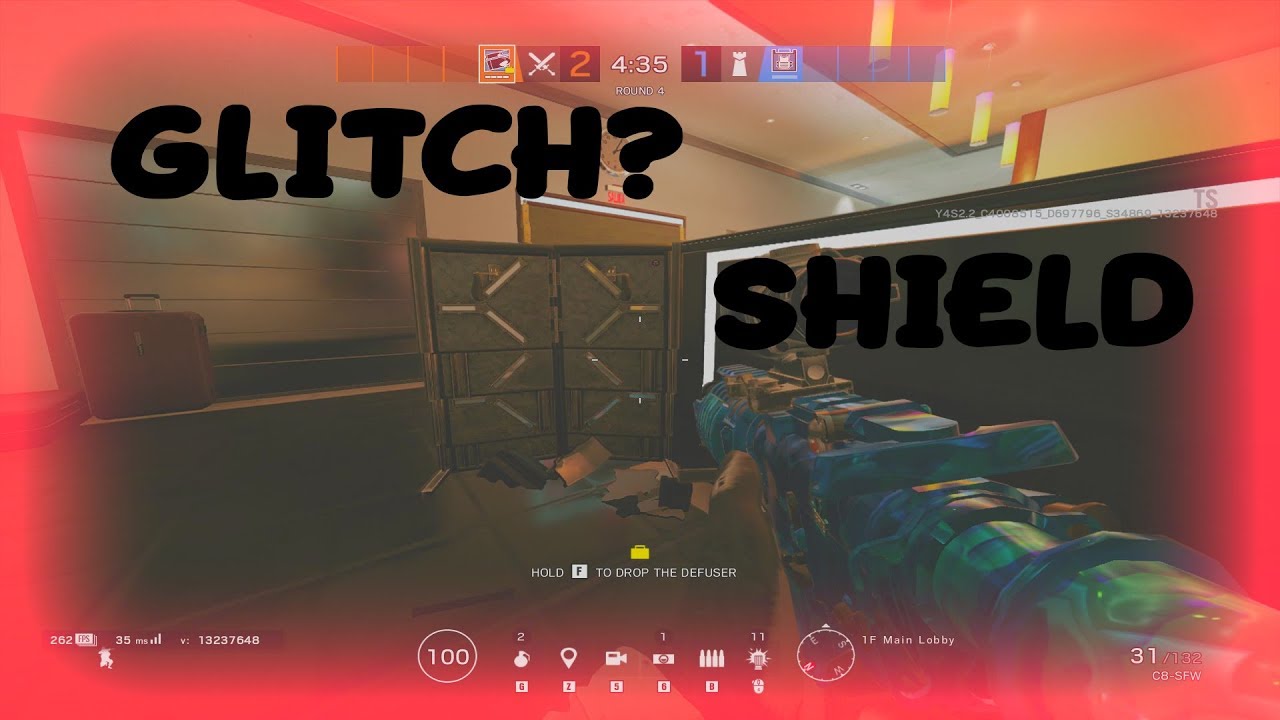 New Deployable Shield V2!! GLITCH?? - Rainbow Six Siege - YouTube