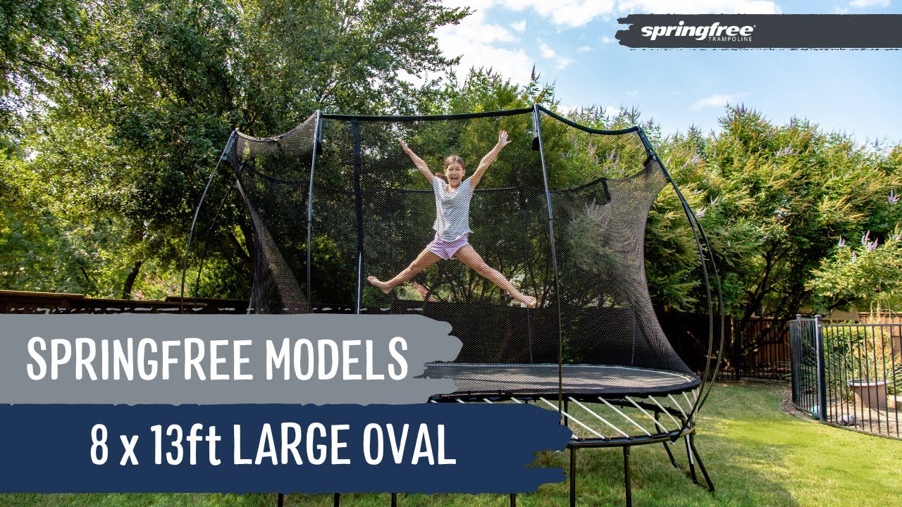 INTRODUCING: The Large Oval Springfree Trampoline | Springfree Models ...