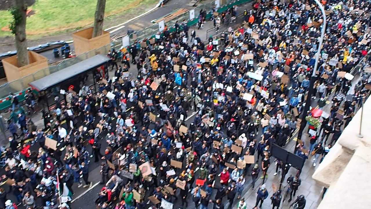 BLM Protest in London#2 6 Jun 20 - YouTube