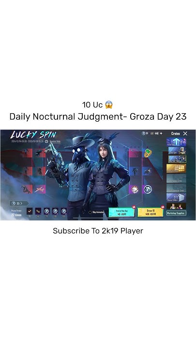 10 Uc Luck 🤯 | New Lucky Spin | Daily 10 Uc Spin Day 23 BGMI | Pubg mobile #bgmi #pubgmobile ...