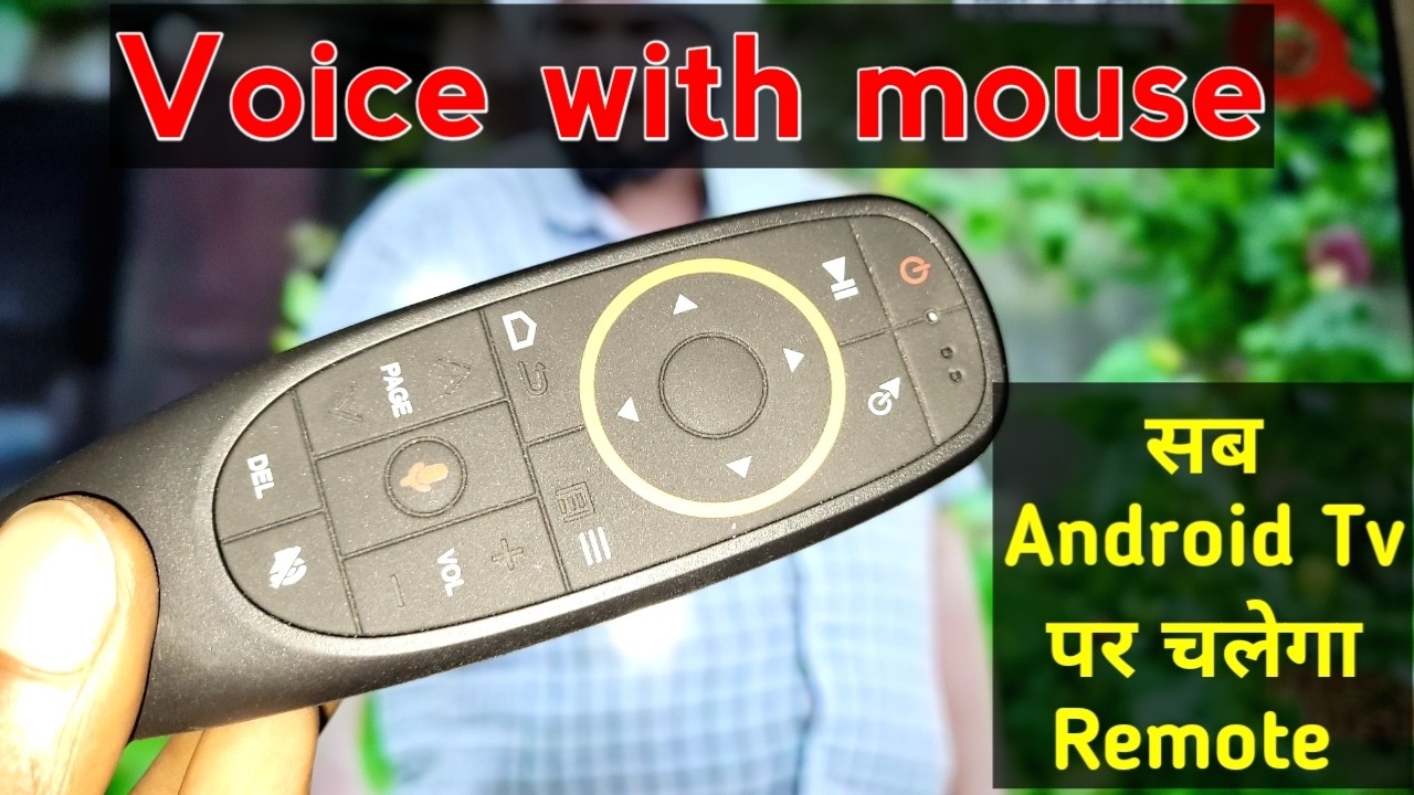 All Android led tv voice remote control with windows Mac OS Mouse ...