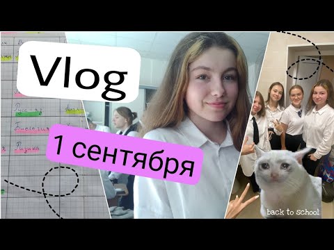 Влог 1 сентября 9-классницы , ярмарка - YouTube