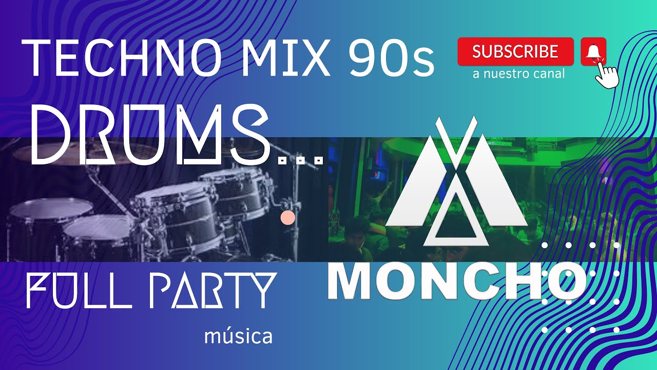 TECHNO MIX DRUMS - DJ MONCHO - YouTube