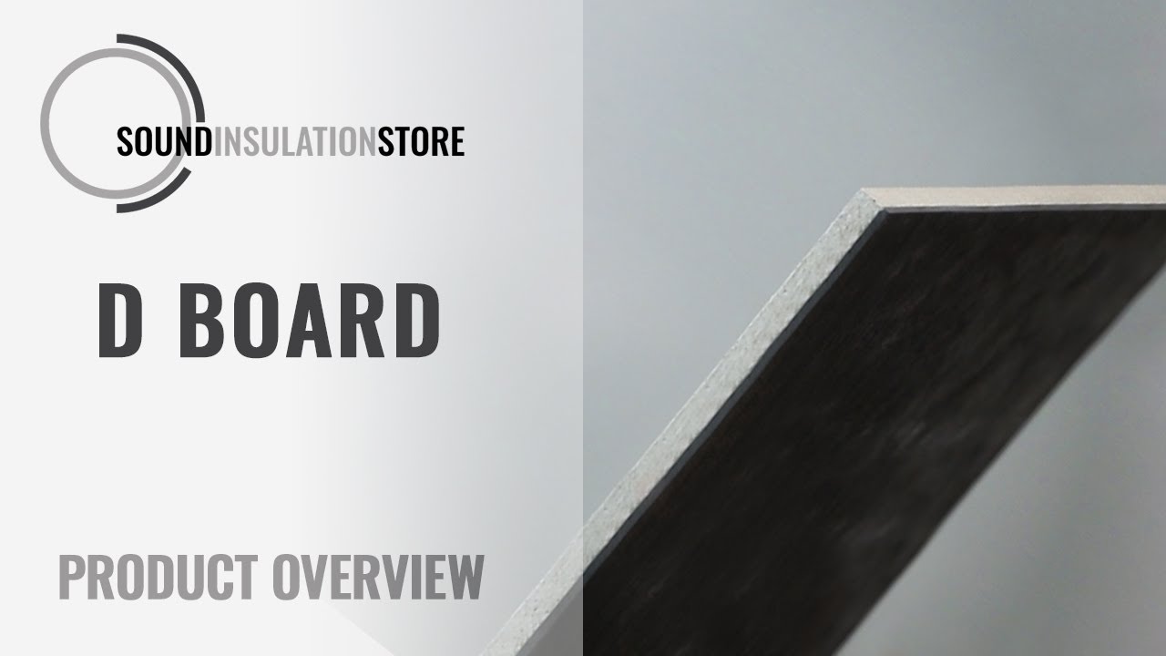 What is D Board - High Mass Acoustic Wall & Ceiling Board - YouTube