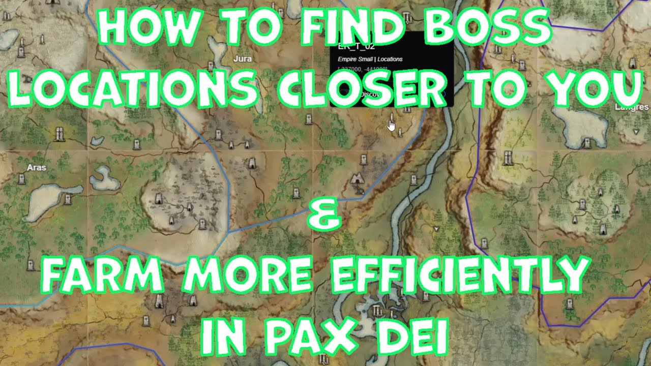 How to Find Boss Locations Closer to You in Pax Dei - YouTube