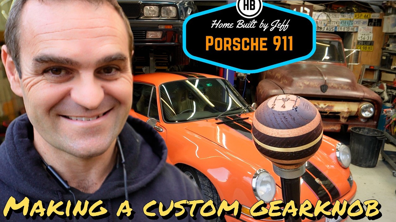 Making a custom wood and brass gear knob for Harry, my Porsche 911 ...