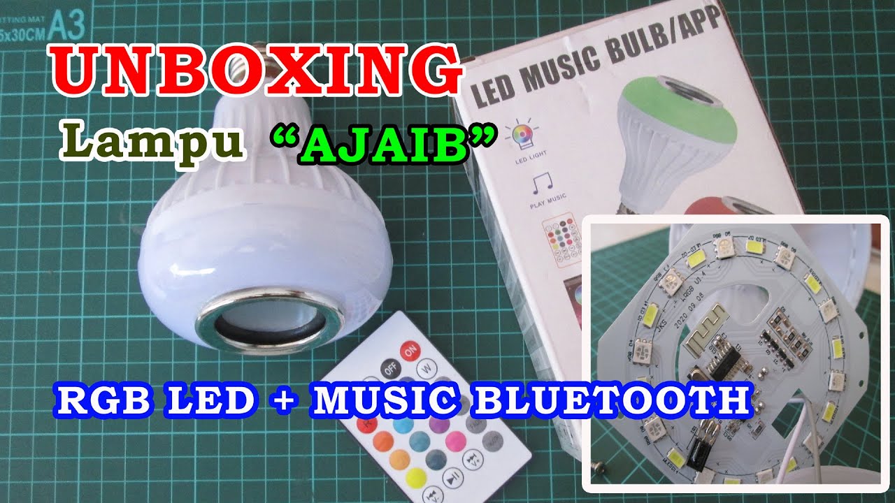 Bongkar RGB Led Music Bluetooth - YouTube