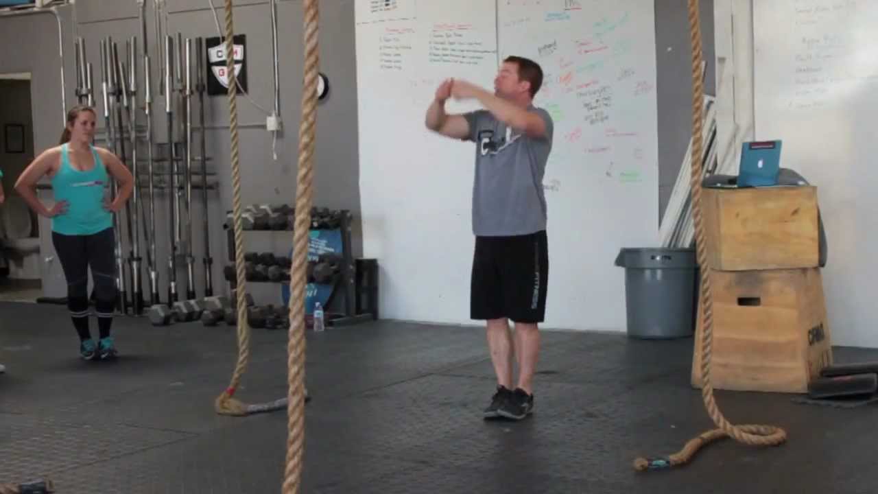 Coming down on the rope - YouTube