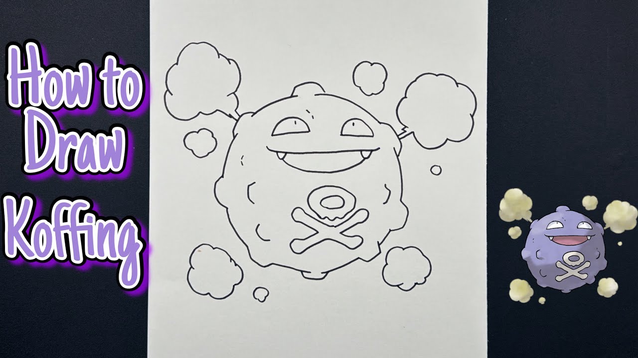 How To Draw Koffing | POKEMON #drawing #pokemon #koffing - YouTube