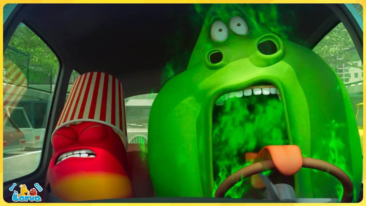 LARVA HAS BLUE-FACED MOTION SICKNESS THE BEST CARTOONS FOR KIDS LARVA ...