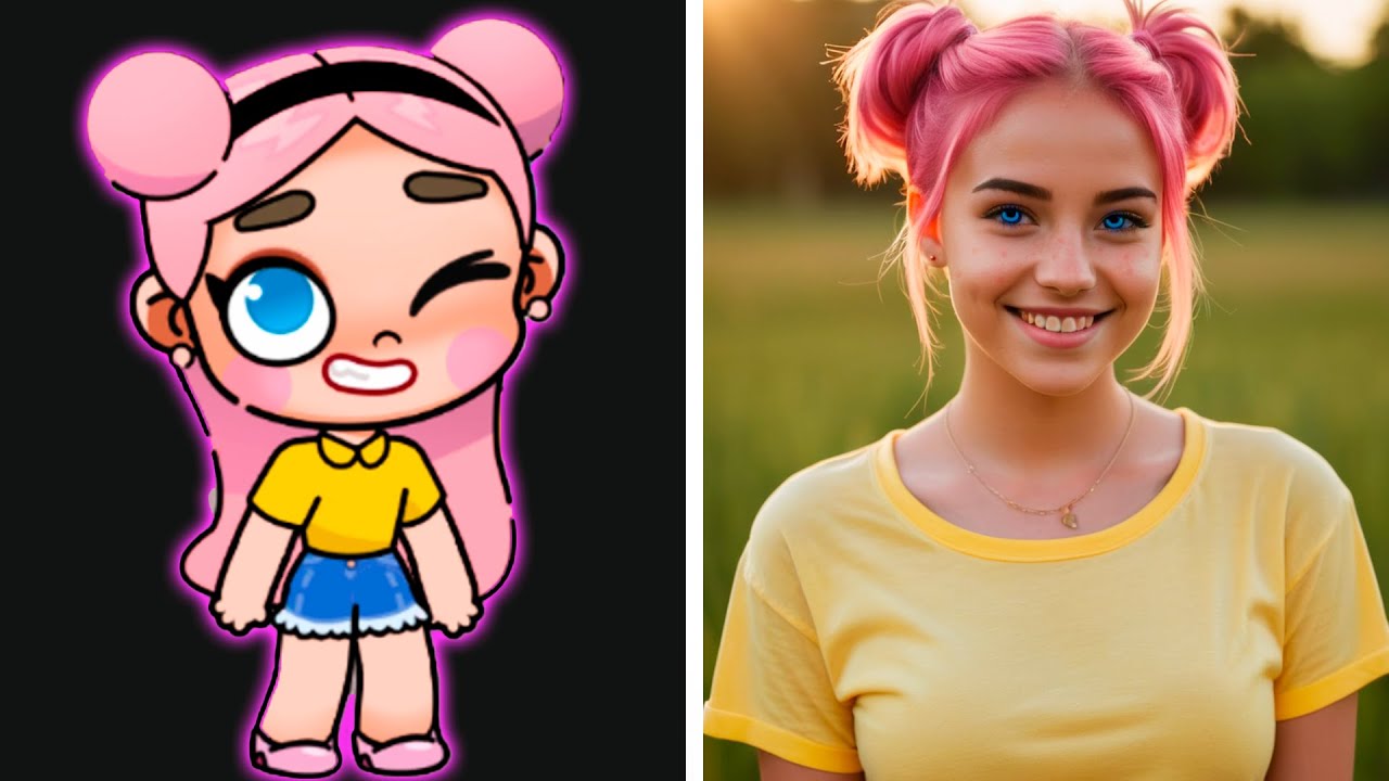 Avatar world 74 characters in real life💛 - YouTube