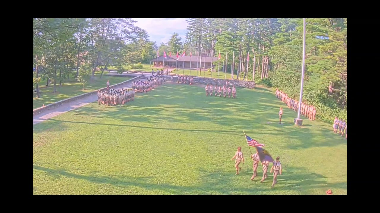 Troops marching at Camp Horseshoe 2023 on 8 Aug 23 - YouTube