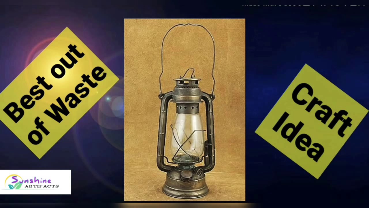 DIY LED Lantern | in just 5 minutes | Beautiful Rustic Style Lamp | #98 ...